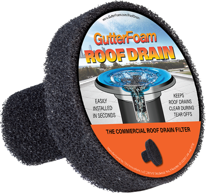 GutterFoam - Roof Drain - 4pc box